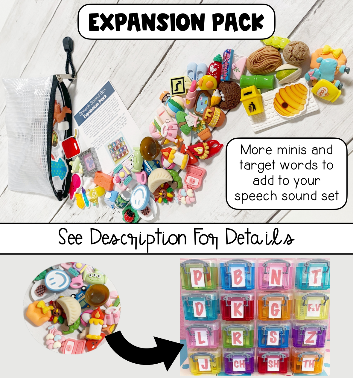 Expansion pack for speech sound set - Speech Tree Co