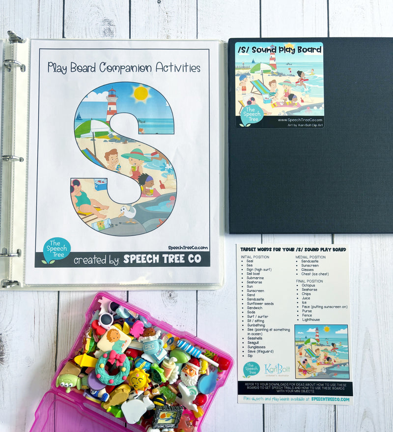 **PREORDER SHIPS IN OCTOBER** Speech Sound Boxes ~ Mini Objects for Ar ...