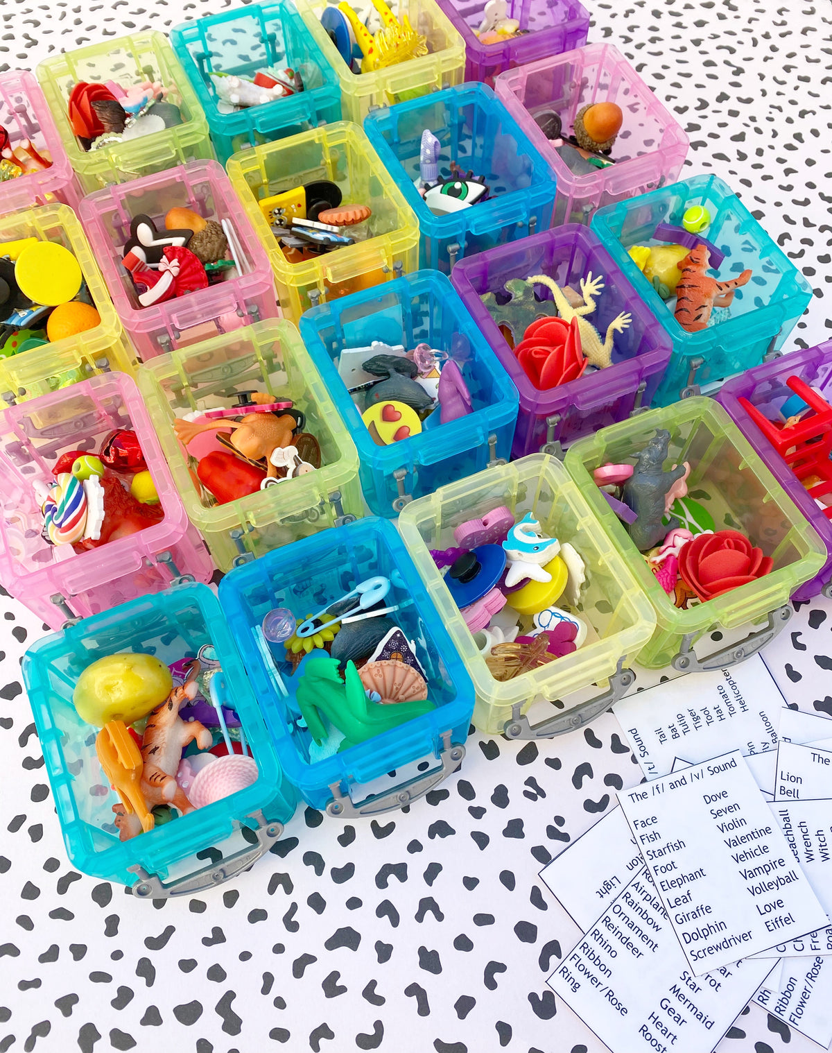 **RESTOCKING 8/27** Speech Sound Boxes ~ Mini Objects for Articulation ...