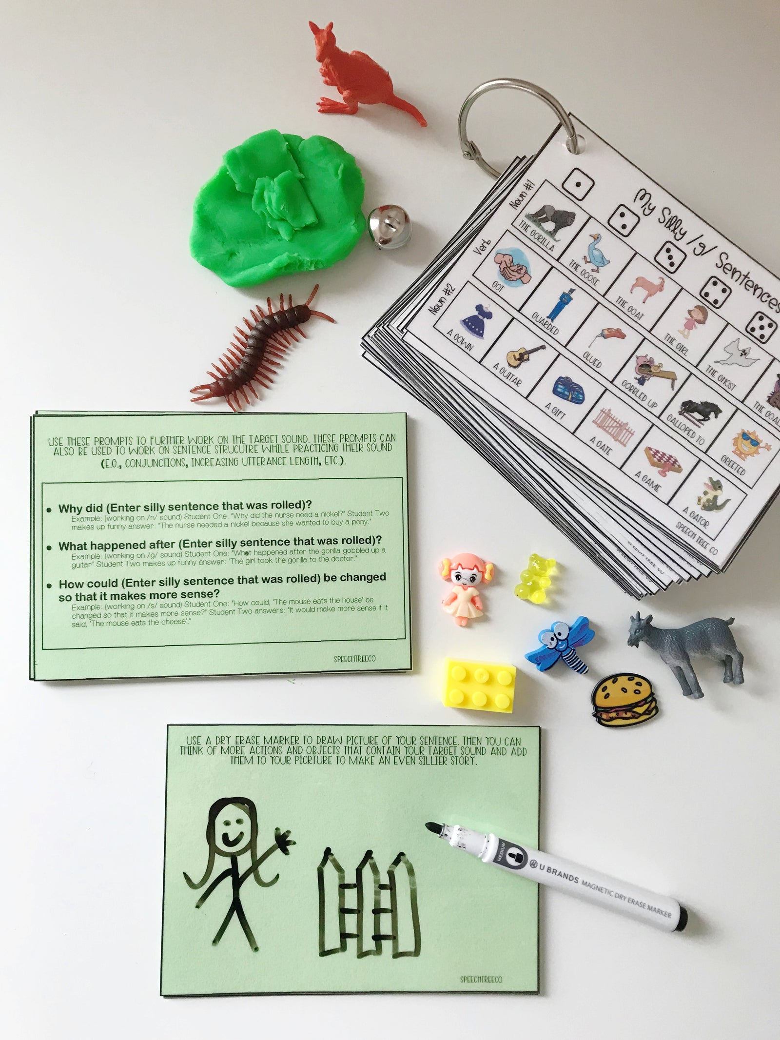 Digital Download - Silly Sentences For Articulation - Speech Tree Co