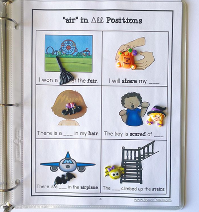 Articulation Carrier Phrases - Speech Tree Co